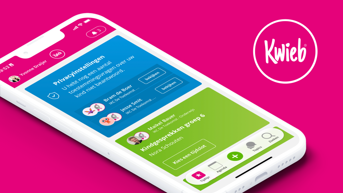 Ziber Kwieb is pink now! - Ziber parent communication platform