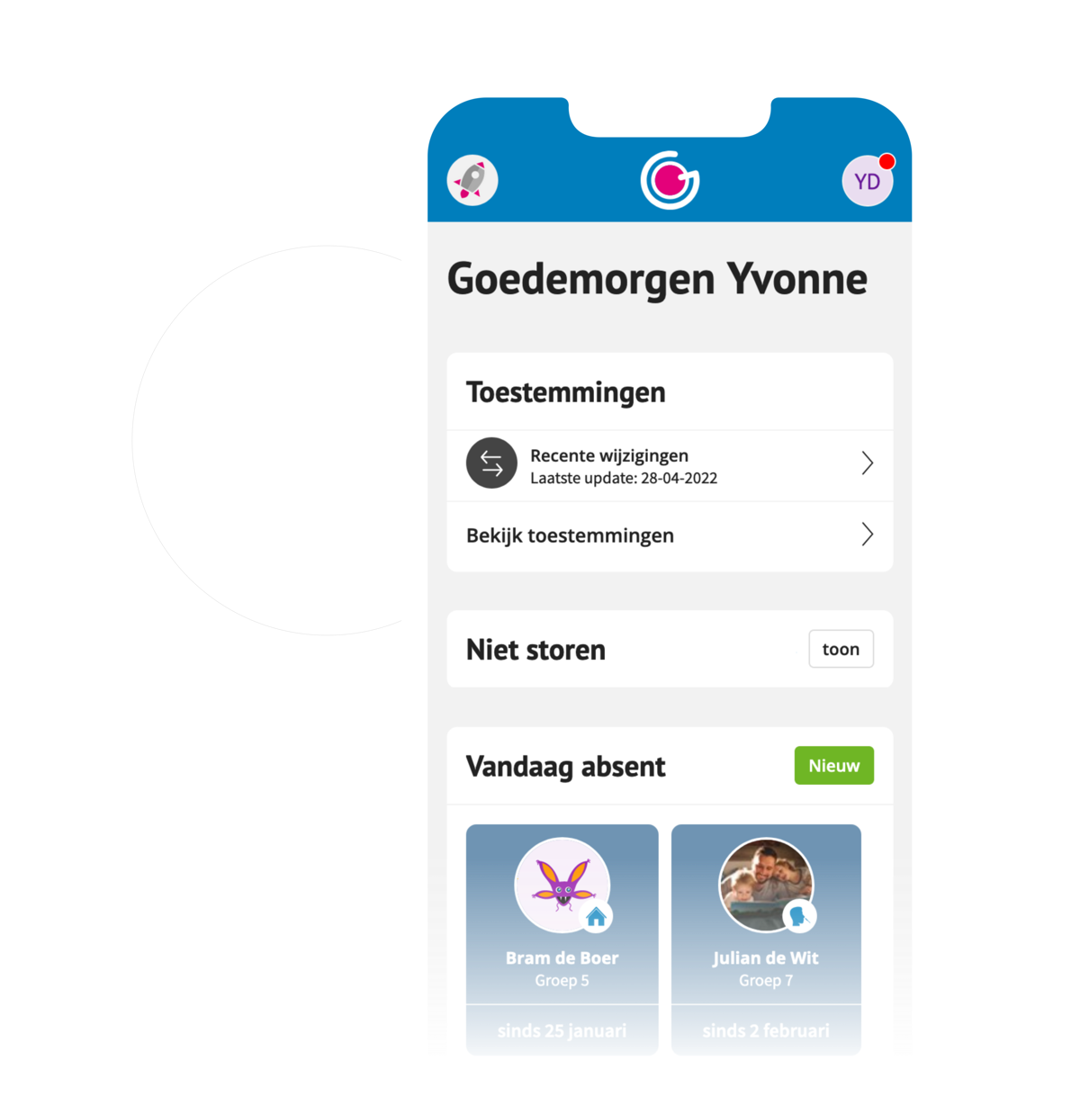 Het Ziber Dashboard past zich aan iedere gebruiker aan!