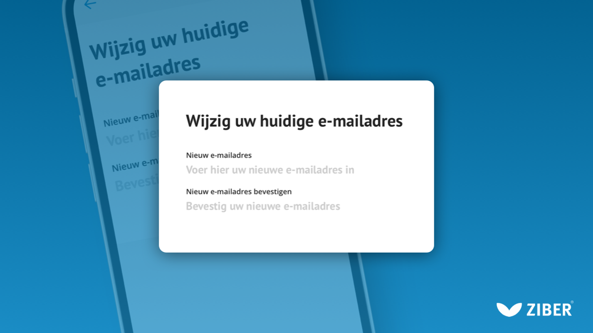 Change your email address yourself in Ziber Team - Ziber parent ...